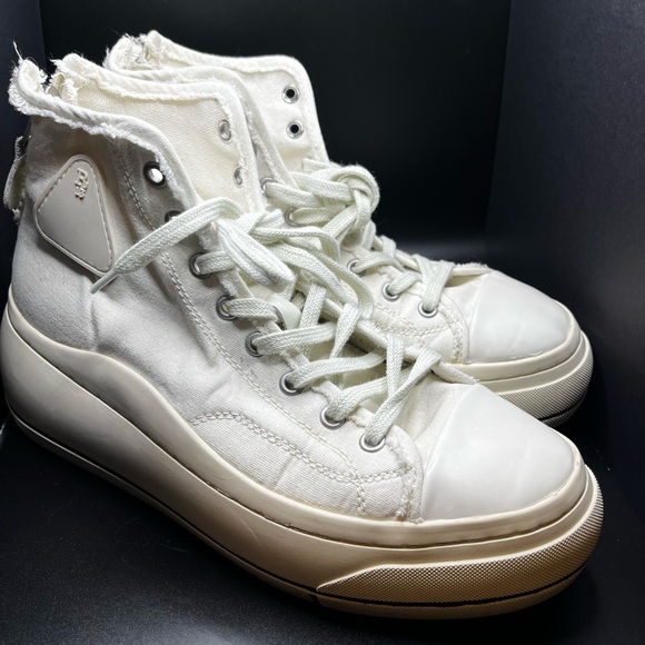 R13 | Shoes | R3 Womens Kurt Platform High Top Sneakers White Sz 1 ...